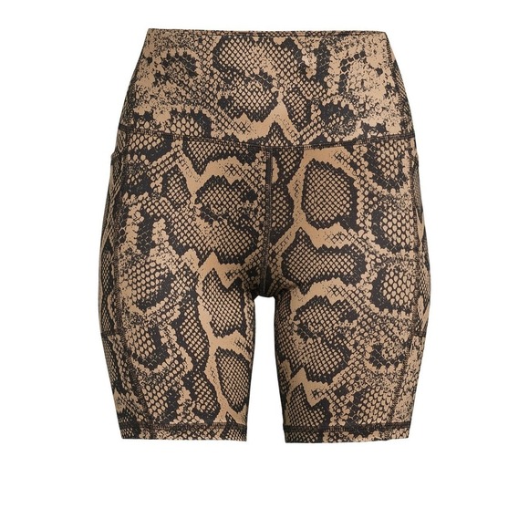 Athletic Works | Shorts | Nwt Athletic Works Womens Snake Skin Print ...
